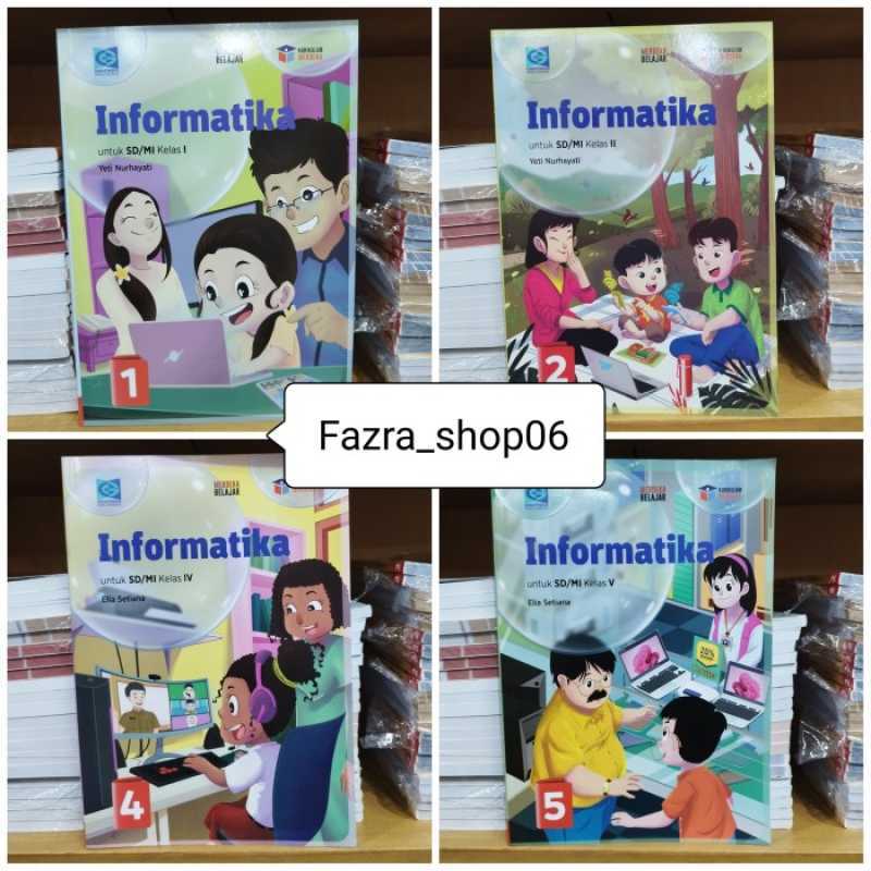 Jual Buku Informatika Tik Sd Mi Kelas 1 2 4 5 Kurikulum Merdeka Grafindo Di Seller Sangninja ...