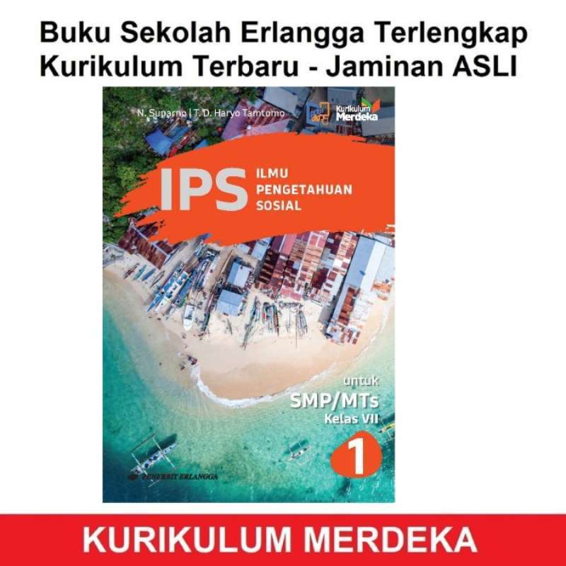 Jual Buku Ips Smp 7 8 9 Kurikulum Merdeka Erlangga Di Seller Noelle ...