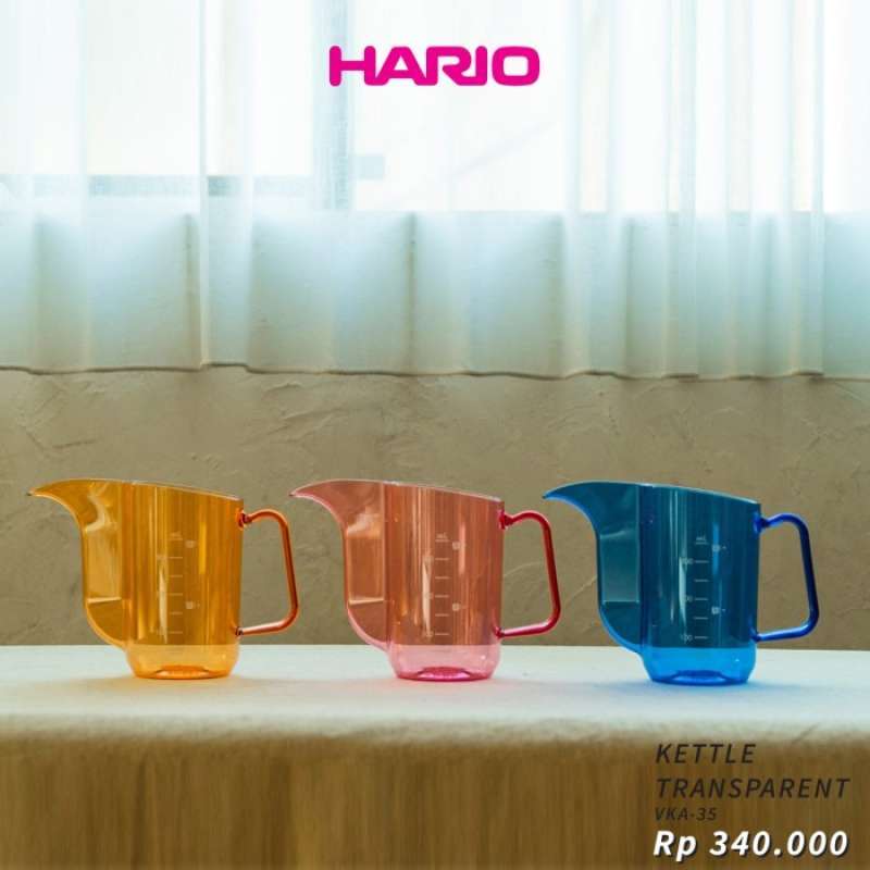 Promo Hario Kettle Transparent Punch Pink Air Vka-35-tpp-a Diskon 33% Di Seller Aqmar - Koja ...