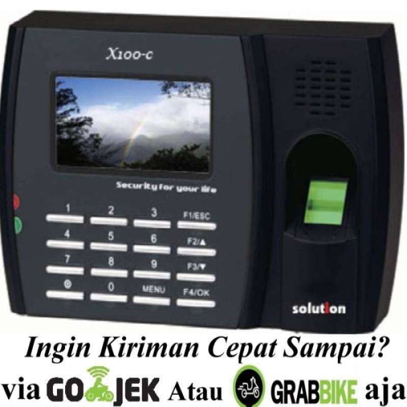 Promo Mesin Absensi/ Fingerprint Solution X100c Dhcp Support Diskon 33% ...