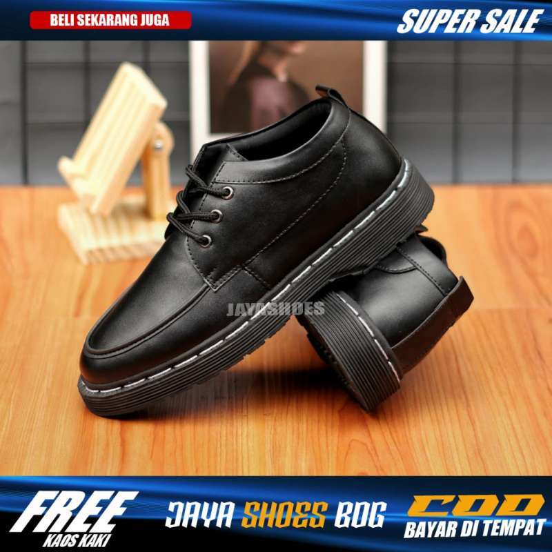 Promo Berneck Sepatu Docmart Pria Original Formal Hitam Kerja Kuliah ...