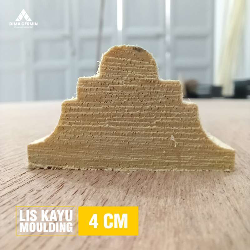 Jual Paket Wall Moulding Lis Profil Kayu Dengan Kaca Cermin Untuk 3m X ...