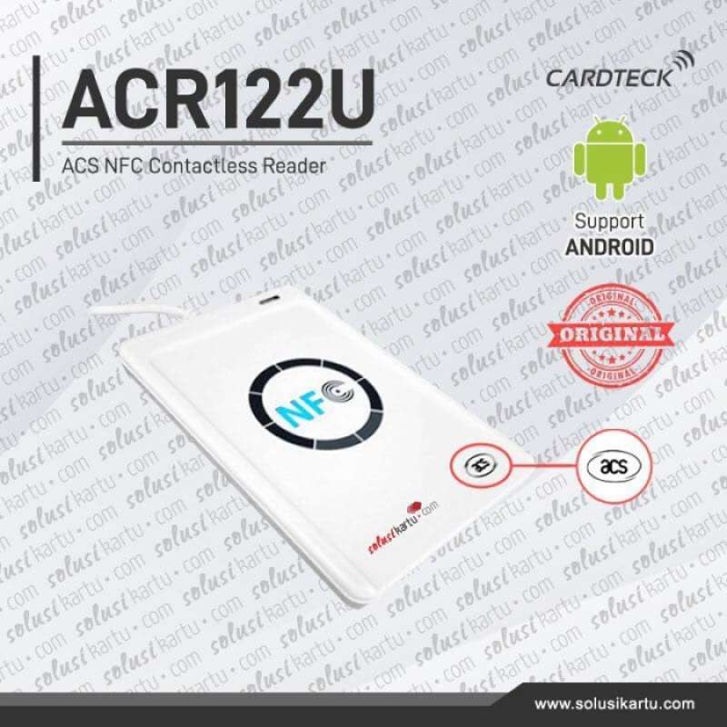 Promo Contactless Smartcard Reader/writer,nfc, Acs Acr122u Diskon 33% ...