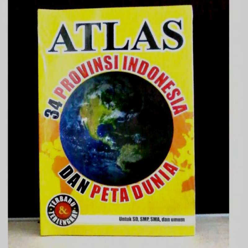 Jual Atlas 34 Provinsi Indonesia Dan Peta Dunia Di Seller Hachi ...