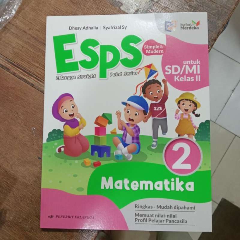 Jual Esps Matematika Sd Kelas 2 Erlangga Kurikulum Merdeka Di Seller Hachi - Cengkareng Timur ...