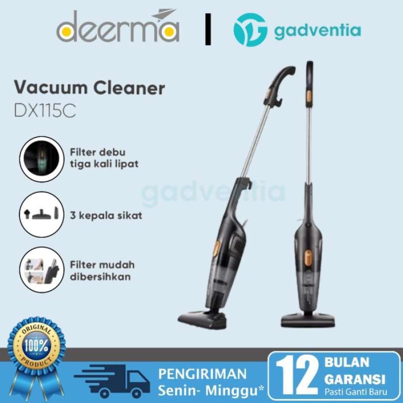 Promo Deerma Dx115c Portable 2in1 Silent Vacuum Cleaner Alat Penyedot ...