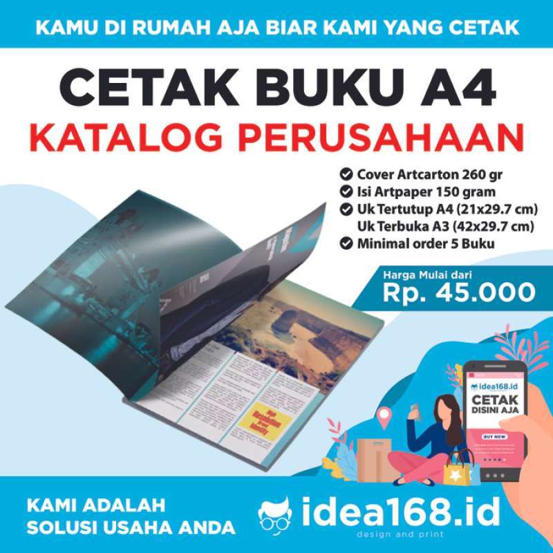 Jual Cetak Buku Katalog A4 - Isi Ap 150 Gr - Cover Ac 260 Gr - Min 5 ...