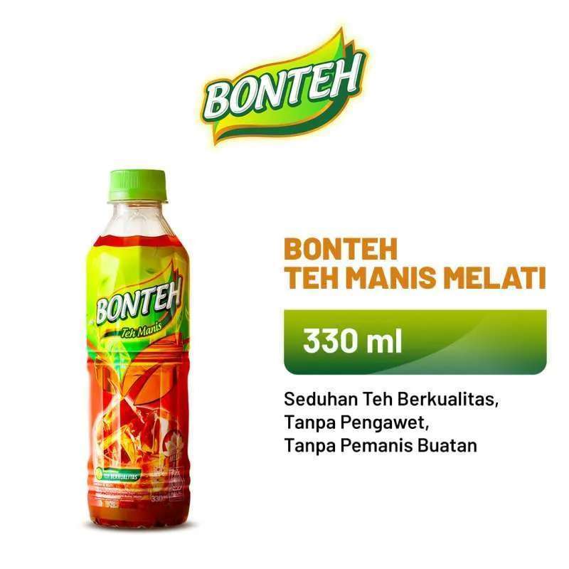 Jual Bonteh Bon Teh Original Rasa Teh Melati Botol Pet 330ml 330 Ml Di ...