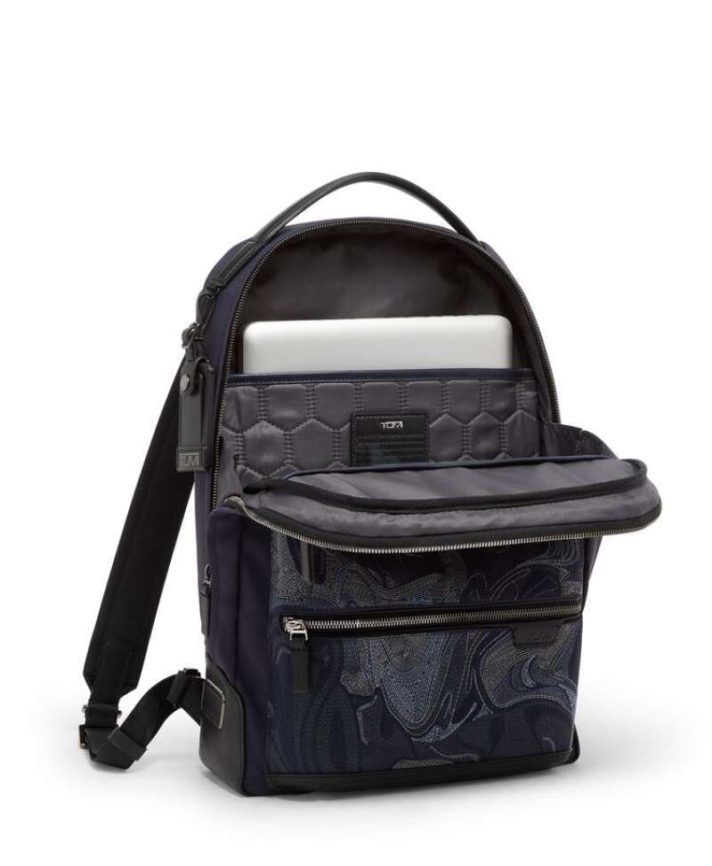 Jual Tas Ransel Harrison Bradner Backpack - Navy Liquid Embroidery Di ...