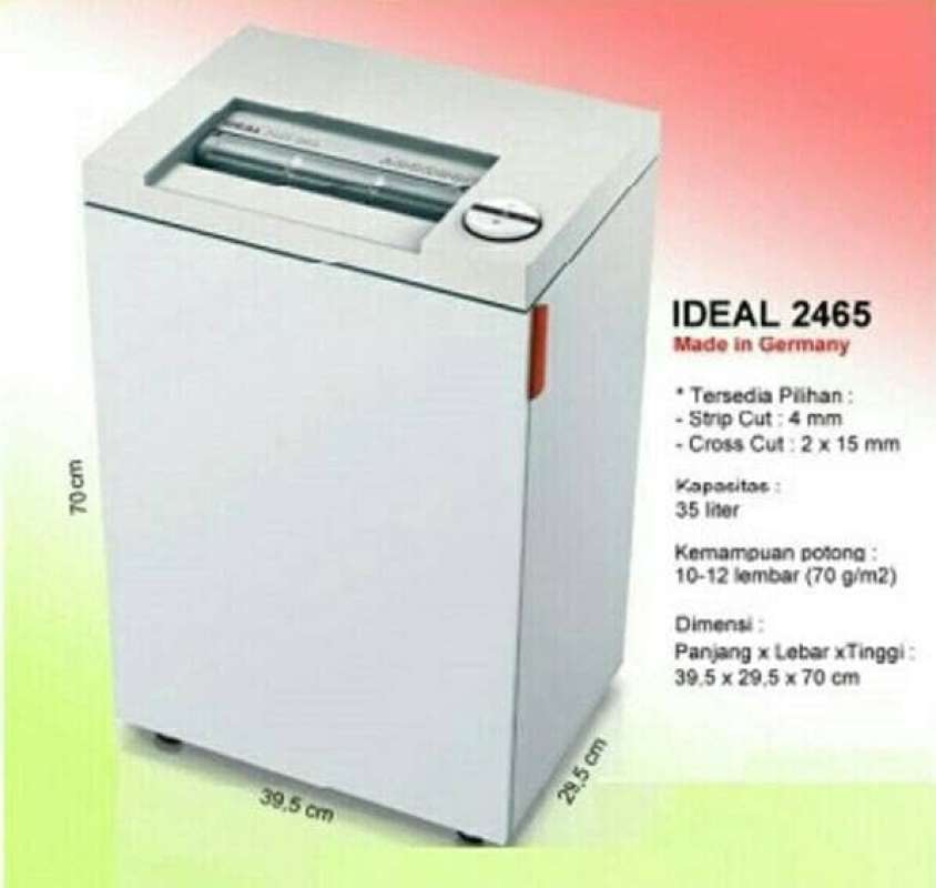Jual Paper Shredder Ideal 2465cc Cross Cut -mesin Penghancur Kertas ...