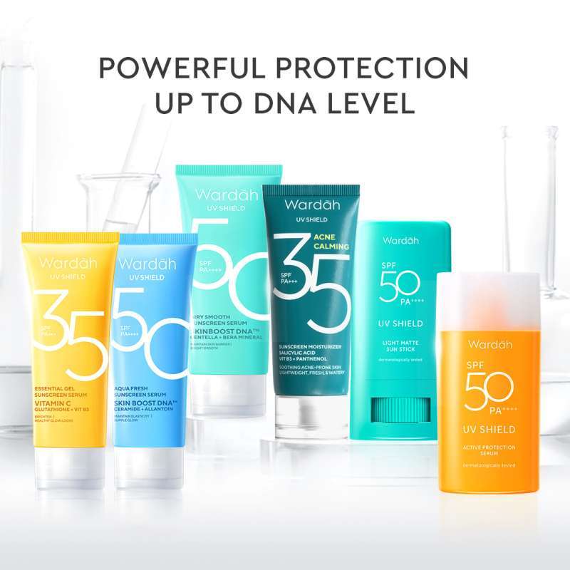 Promo New! Wardah Uv Shield Acne Calming Sunscreen Moisturizer Spf 35 ...