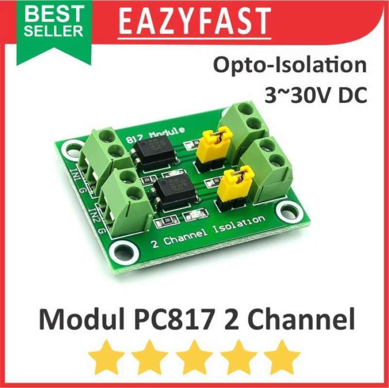Jual Modul Optocoupler Pc817 2ch 2 Ch Chanel Channel Opto Coupler ...