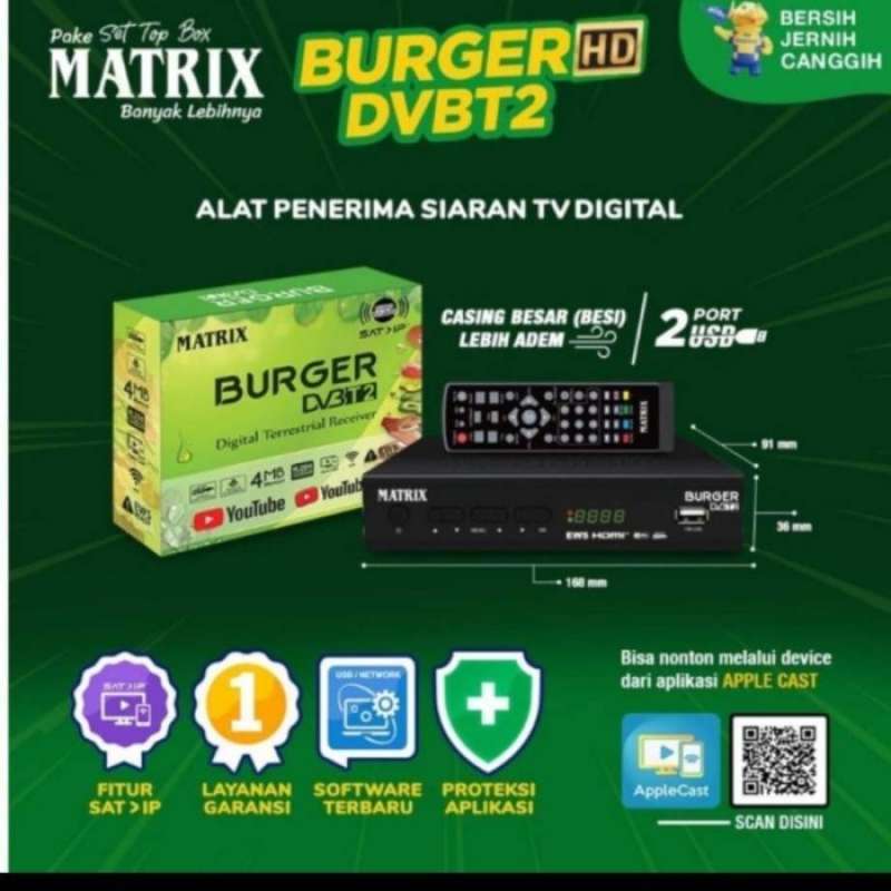 Promo Set Top Box Matrix Kuning/ Tv Digital T2 Maxtrix Kuning Diskon 20 ...