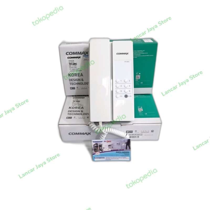Promo Intercom Commax Tp 6rc Interphone Kabel Commax Tp 6rc Putih