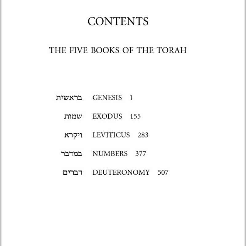 Jual The Torah: The Five Books Of Moses (lima Kitab Taurat Musa) Di ...