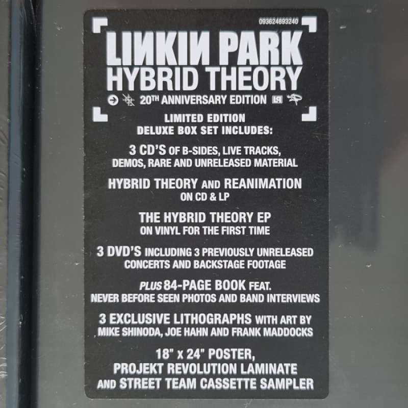 Jual [lp Box Set] Linkin Park - Hybrid Theory [20th Anniv. Super Deluxe ...