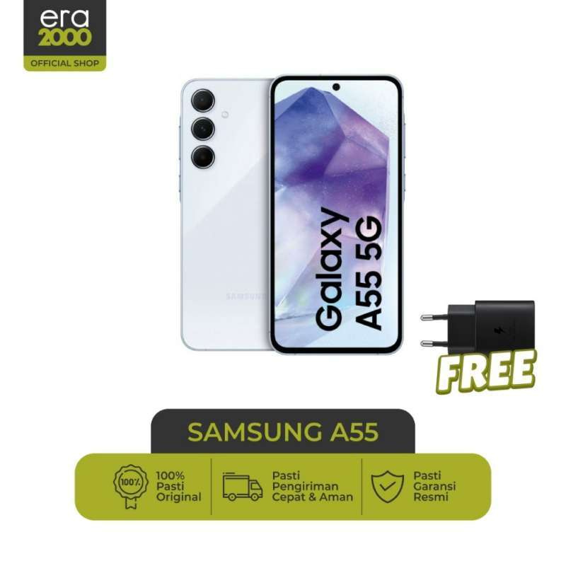 Jual Era 2000 - Samsung A55 5g [free Travel Adapter] Garansi Resmi Di ...