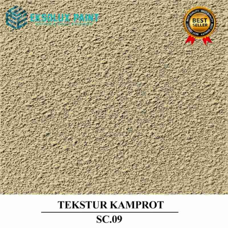 Promo Cat Tekstur Pasir Kamprot 5 Kg Tekskam - Cat Tembok Texture Sc.09 ...
