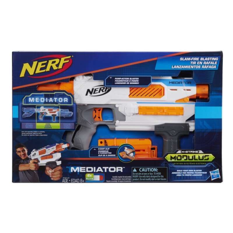 Promo Nerf N-strike Modulus Mediator Slam Fire Blasting Hasbro Diskon ...