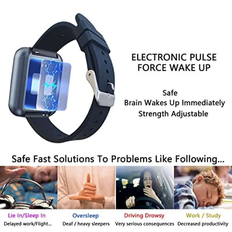 Jual Electric Shock Digital Alarm Clock For Heavy Sleepers Adults And ...