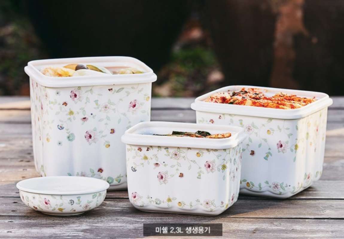 Jual Saint James Zen & Lock Michelle Kimchi Box Airtight Container ...