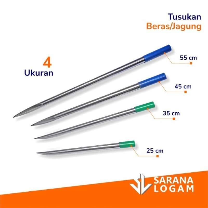 Jual Popular! Tusukan/cek Beras/jagung Stainless 4 Ukuran Di Seller ...
