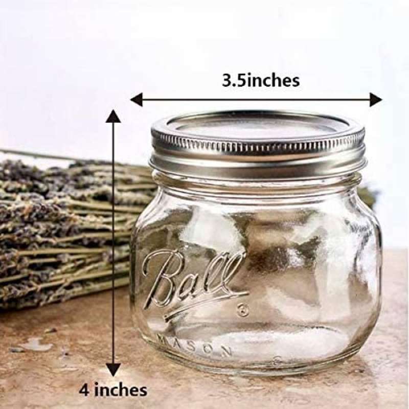 Jual Ball Mason Jar Elite Wide Mouth 473 Ml / 16 Oz - Toples Makanan Di ...