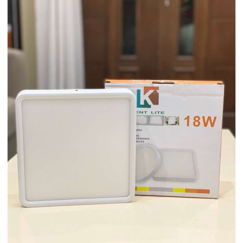 Jual Lampu Led Panel Kotak Outbow 18 Watt Kent Lite Downlight Plafon ...