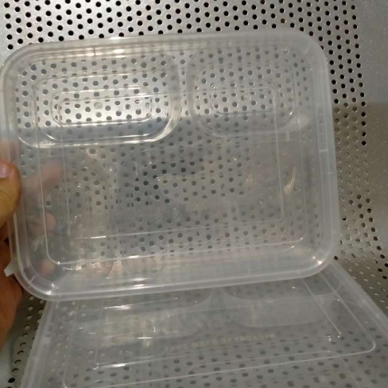 Jual Thinwall Box 4 Sekat 25pcs/pack Food Container Tray Kotak Bento Di ...
