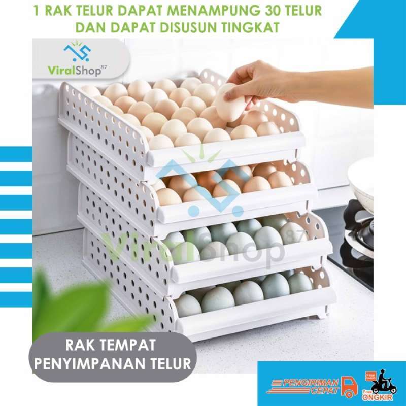 Jual Tempat Telur Kotak Telur 30 Sekat Rak Tempat Telur Di Seller Shin Store Cengkareng Timur
