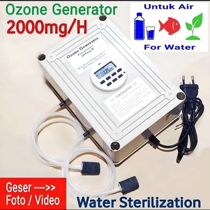 Jual Ozone Generator 220v 2000mg Water Ozonizer Germicidal Sterilizer Di Seller Doujin ...
