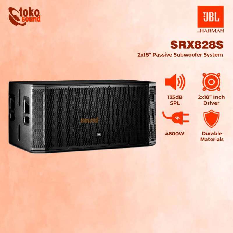 Jual Jbl Srx828s Srx 828s - 18 Inch Dual Passive Subwoofer Loudspeaker ...