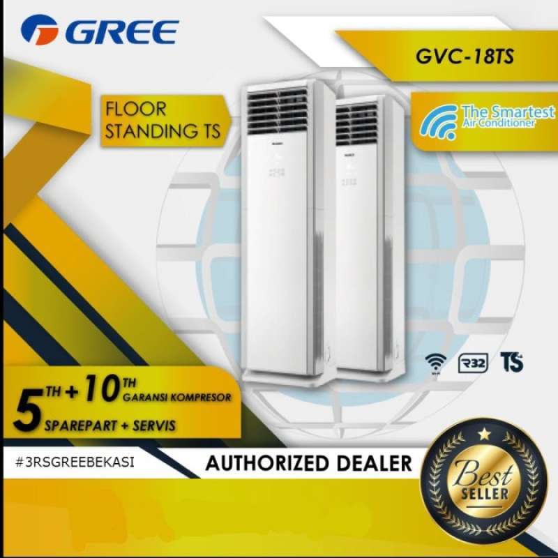 Jual Ac Floor Standing Gree 2 Pk Gvc 18 Sts 18 Sts Gvc18 Portable 10 Tahun Di Seller Doujin ...