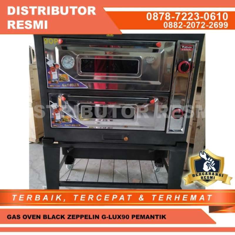Jual Black Oven Gas Zeppelin 2 Deck / G-lux 90 Pemantik Di Seller Shin ...