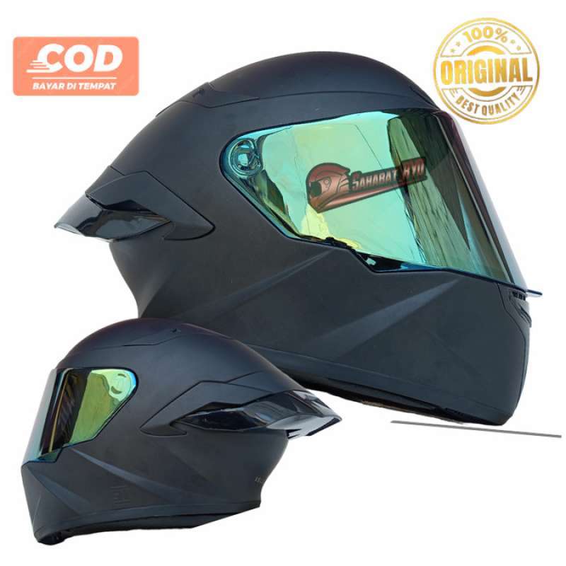 Promo Helm Tt Course Kbr Full Face Paket Ganteng Spoiler Ttc Bisa Cod ...