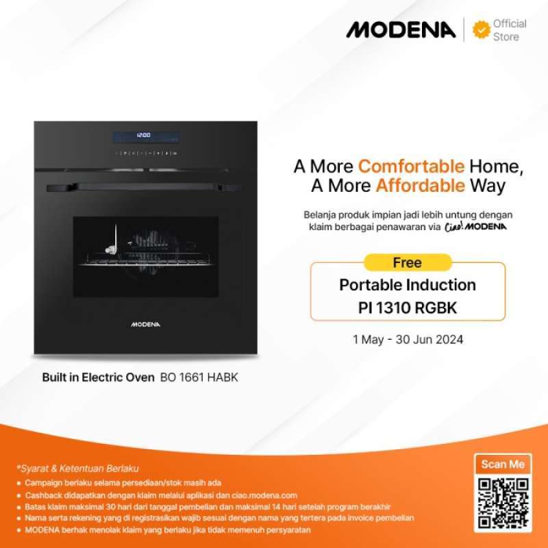 Jual Modena Built In Oven + Airfryer - Bo 1661 Habk Di Seller Jete ...