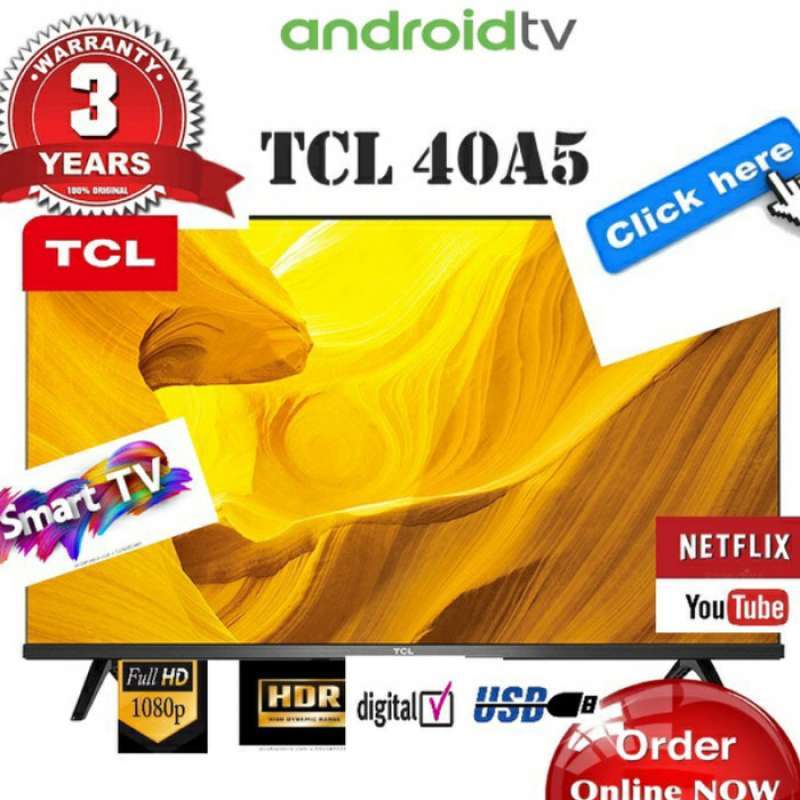 Promo Led Tv Tcl 40 Inch 40a5 Digital Android Smart Tv Certified 1 ...