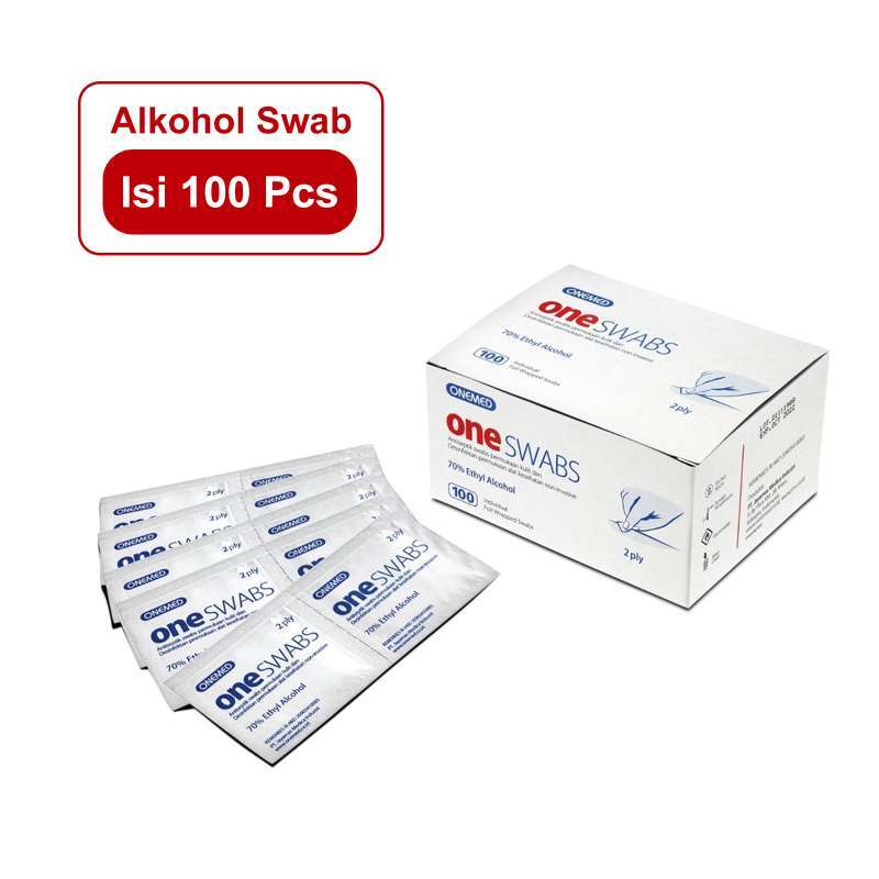 Promo Alcohol Pad Tisu Alkohol One Swabs / Alkohol Swab Onemed Box 100pcs Diskon 24% Di Seller ...