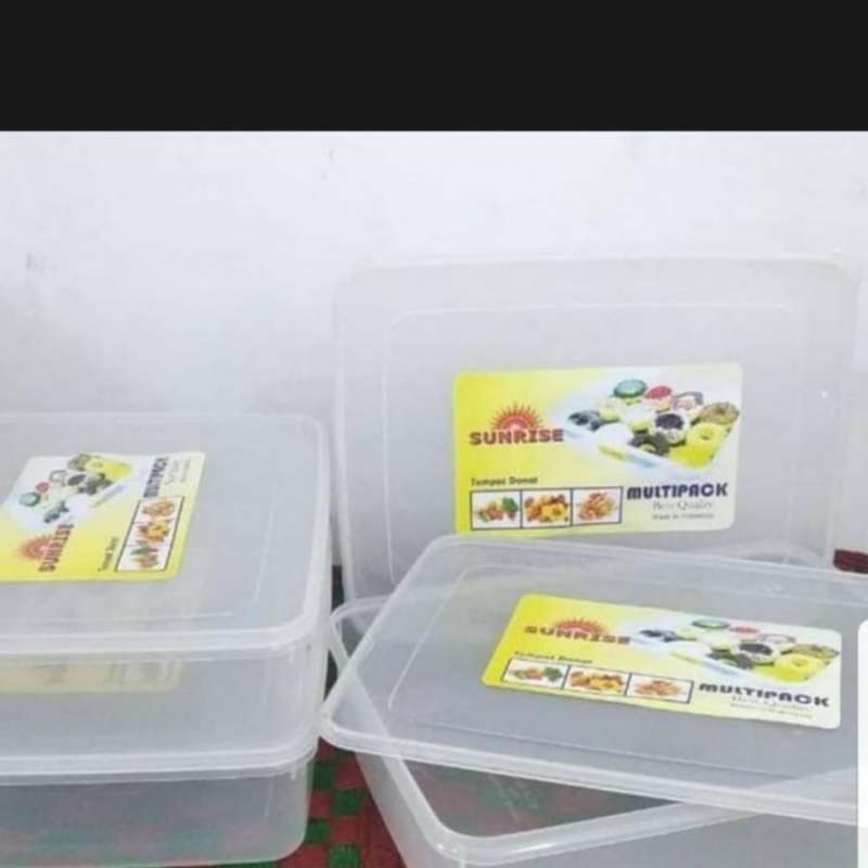 Jual Donatsu Sunrise Box Kotak Donat Tempat Makanan Roti Kue Snack ...