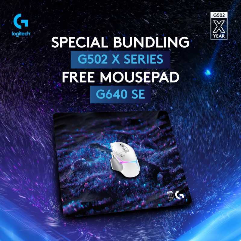 Jual Logitech G502 X Plus Wireless Gaming Mouse Free Mousepad G640 Se - Putih+mousepad Di Seller ...
