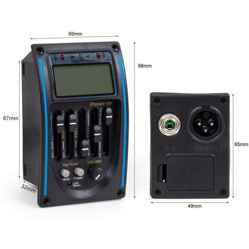 Jual Prener-pm Preamp Amplifier Gitar Eq Tuner Dengan Microphone Lc-5 ...