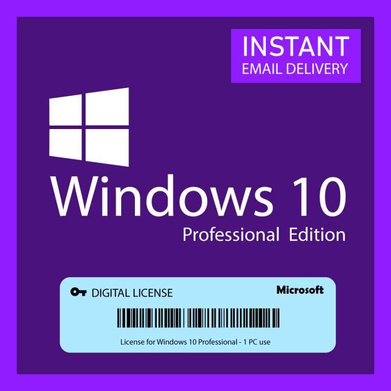 Promo Microsoft Windows 10 Profesional License Original Microsoft ...