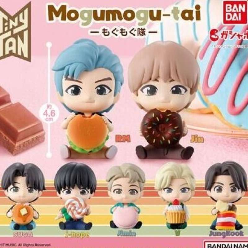 Jual Jungkook V Suga Jin Bts Tinytan Mogumogutai Gashapon Gacha Bandai - V Di Seller Zenin ...