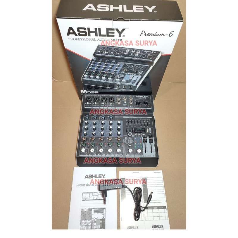 Jual Mixer Audio Ashley Premium 6 Premium6 6 Channel Original Soundcard ...