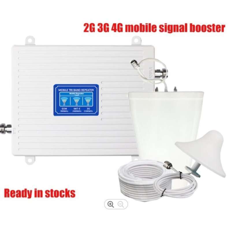 Jual Tri Band Repeater Amplifier Gsm Dcs Wcdma 900 1800 2100 2g/3g/4g ...
