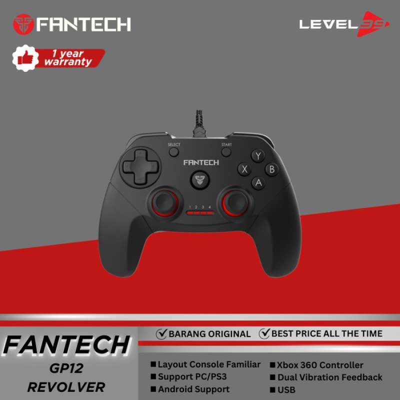 Jual Fantech Gp12 Revolver Gaming Controller Gamepad Joystick Usb Di ...