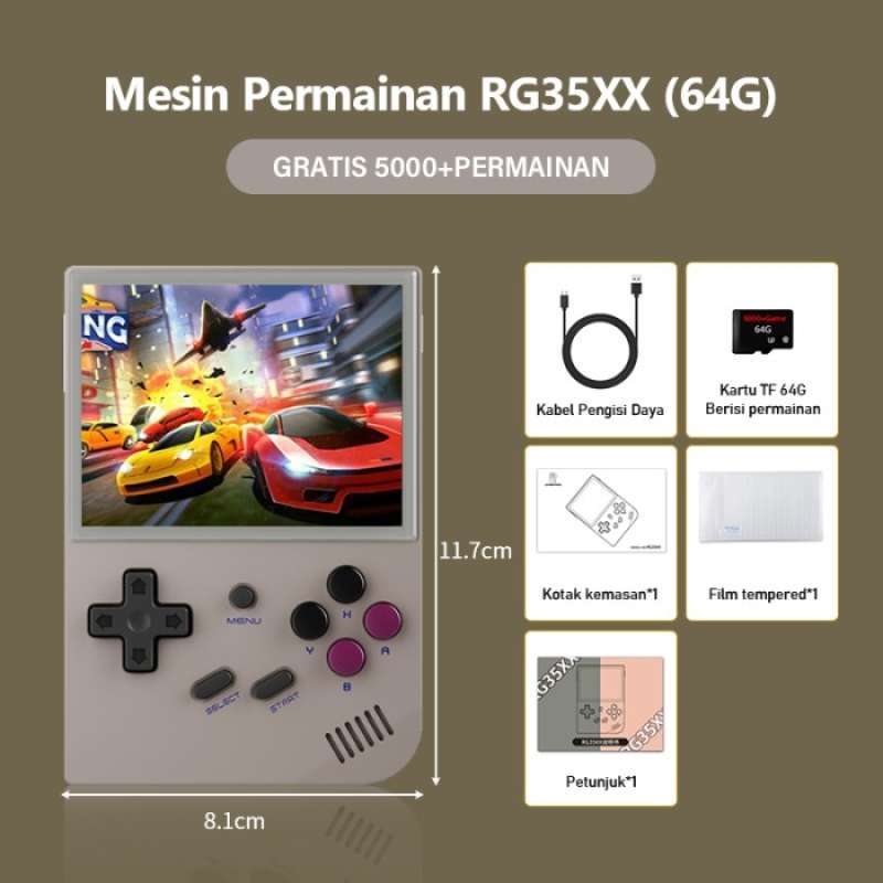 Jual Gameboy Rg35xx Garlic Os System Support Psp/ps1 Mini Retro Game ...