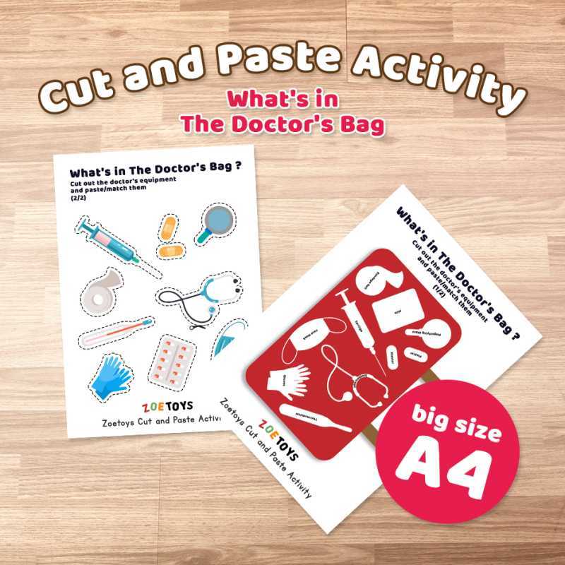 Jual Zoetoys Cut And Paste Activity 2 | Worksheet Anak Paud Tk Cut And ...