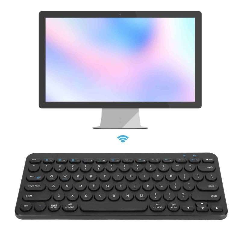 Jual Gowenic Keyboard Wireless Bluetooth Ultra Thin Multi Platform 78 ...