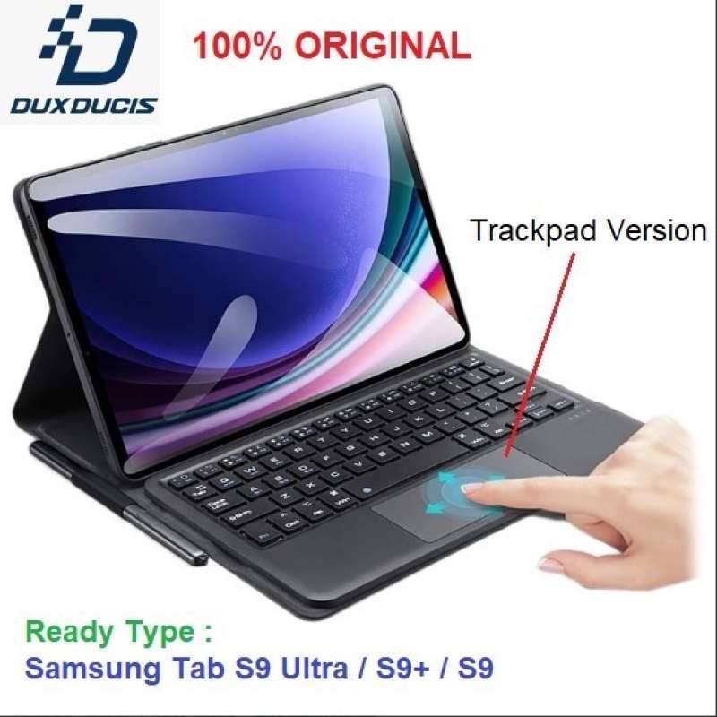 Jual Keyboard Cover Samsung Tab S9 Ultra S9 Fe S9+ Plus Dux Ducis ...